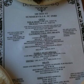 Dukes BBQ of Summerville, Summerville, SC - Destination BBQ