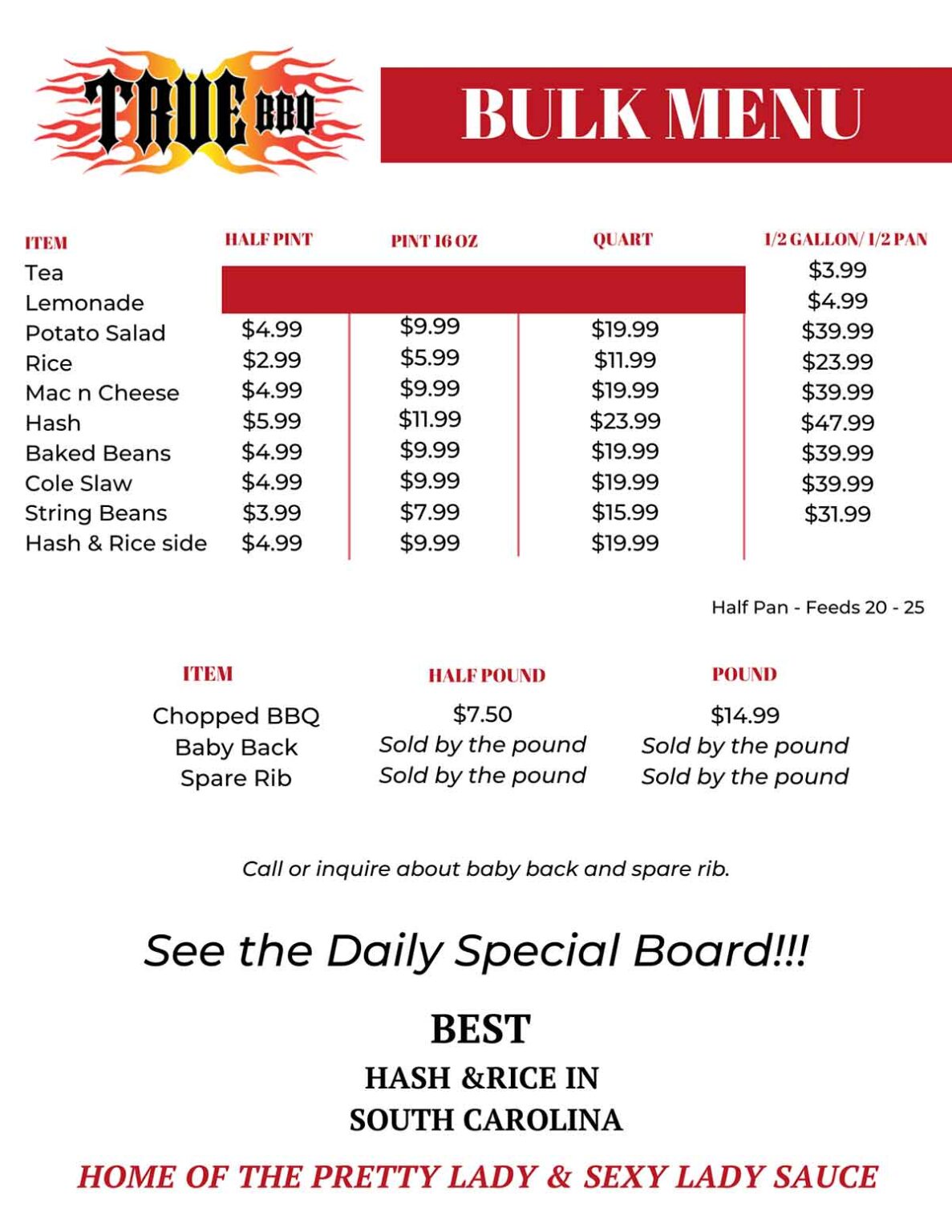 True BBQ in West Columbia - Destination BBQ