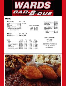 Ward’s Bar-B-Que on Pinewood in Sumter - Destination BBQ