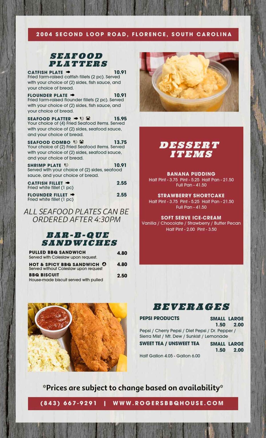 Roger’s Bar-B-Q House in Florence, SC - Destination BBQ