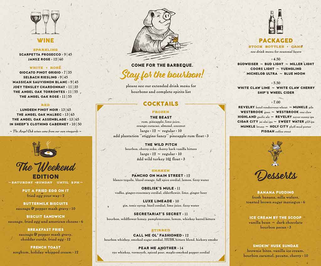 Husk Barbeque ***Permanently Closed*** Restaurant, S. Main St ...