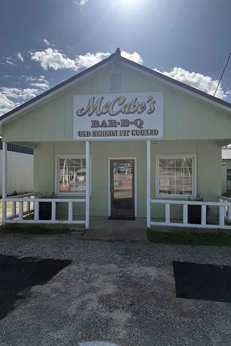 McCabe’s BBQ Restaurant in Manning, SC - Destination BBQ
