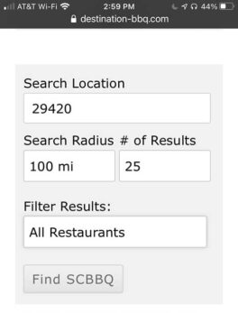 SC BBQ Trail Map: Find the Barbecue Joints Near You - Destination BBQ