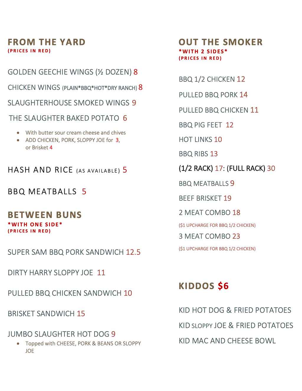 Slaughter House BBQ & Brew in Ladson, SC - Destination BBQ