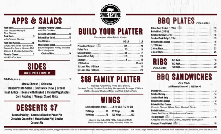 Swig & Swine - Myrtle Beach BBQ Restaurant - Destination BBQ