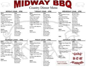 Midway BBQ Restaurant near Union, SC - Destination BBQ