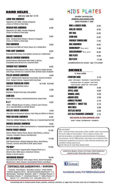 521 BBQ & Grill in Indian Land - Destination BBQ