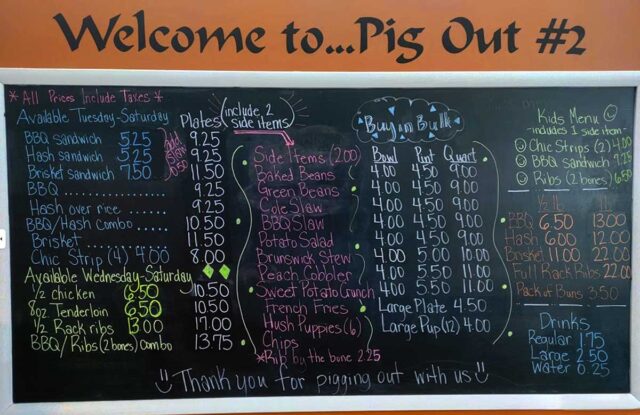 Pig Out BBQ #2 Restaurant in Drayton, SC - Destination BBQ