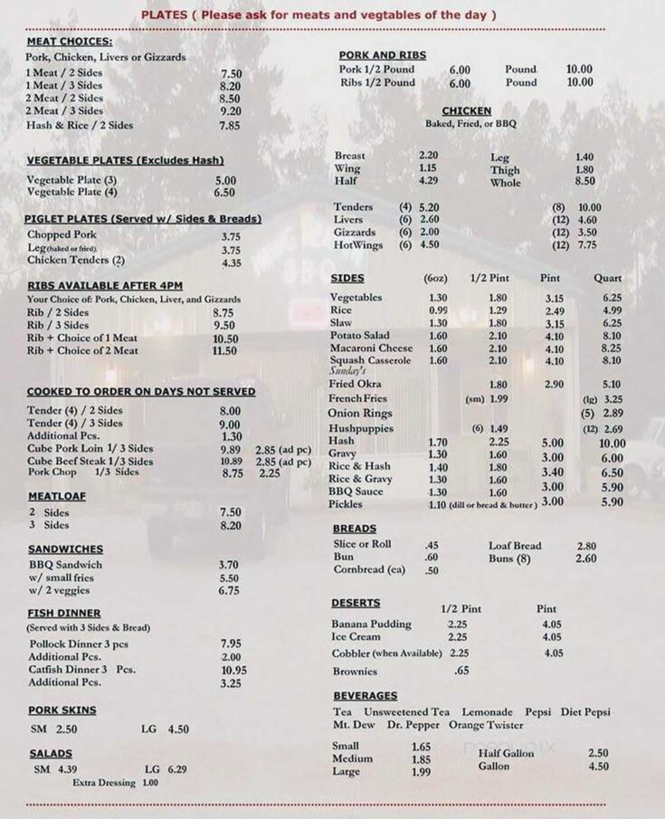 Hamm's Hawg Heaven BBQ Restaurant in Prosperity - Destination BBQ