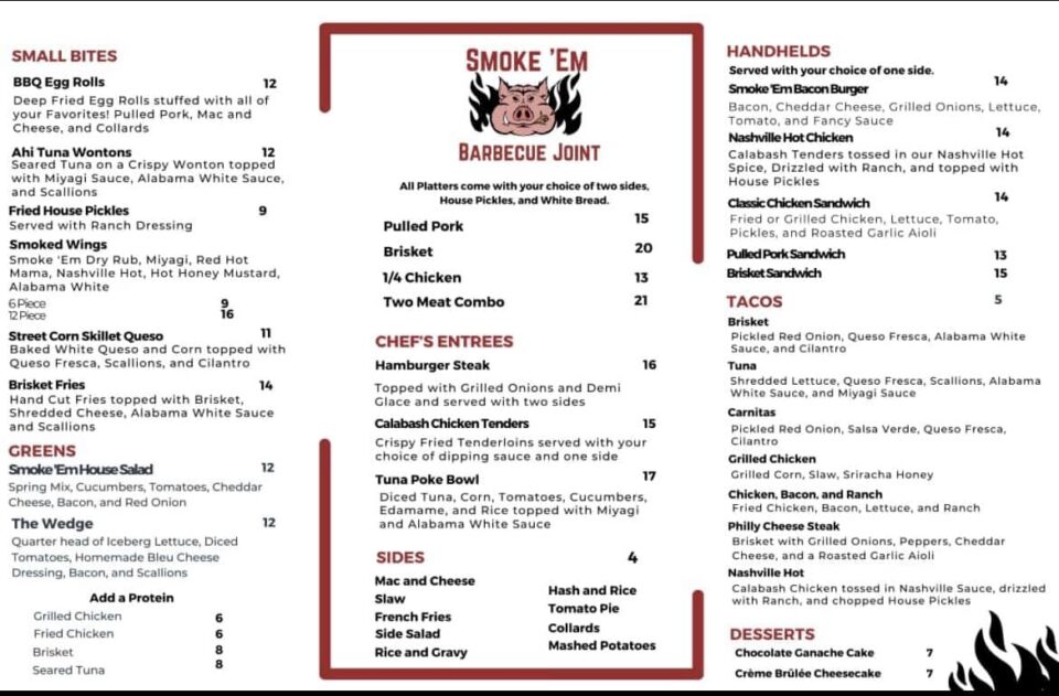 Smoke 'Em Barbecue Joint in St. Matthews - Destination BBQ