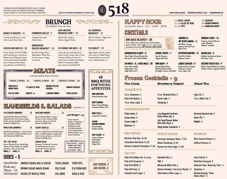 518 Smokehouse in Chapin - Destination BBQ