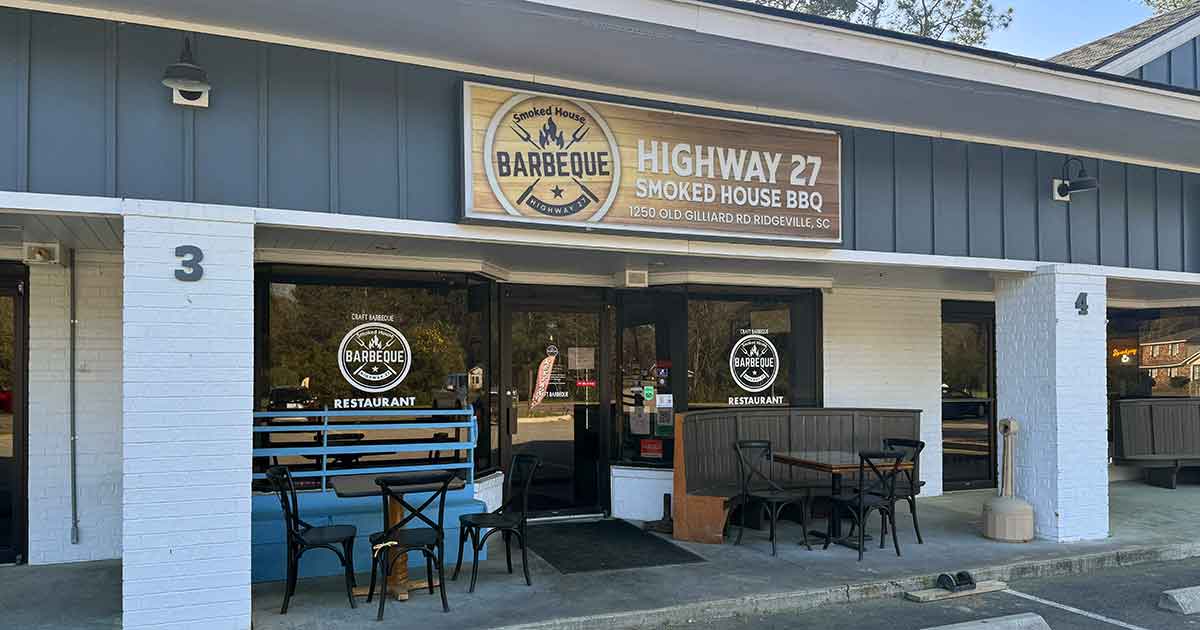 Hwy 27 BBQ SmokeHouse near Ridgeville - Destination BBQ