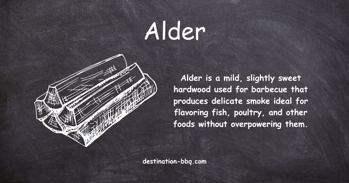 Alder Wood for Smoking Meat: Flavor, Uses & BBQ Tips - Destination BBQ