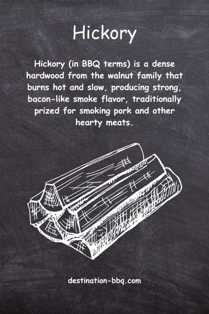 Hickory Wood for BBQ: Flavor, Heat & How to Use - Destination BBQ