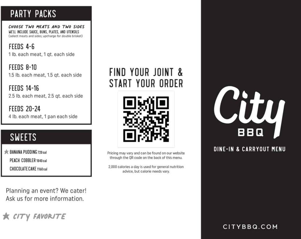 City Barbeque Rock Hill SC | Menu, BBQ & Drive-Thru